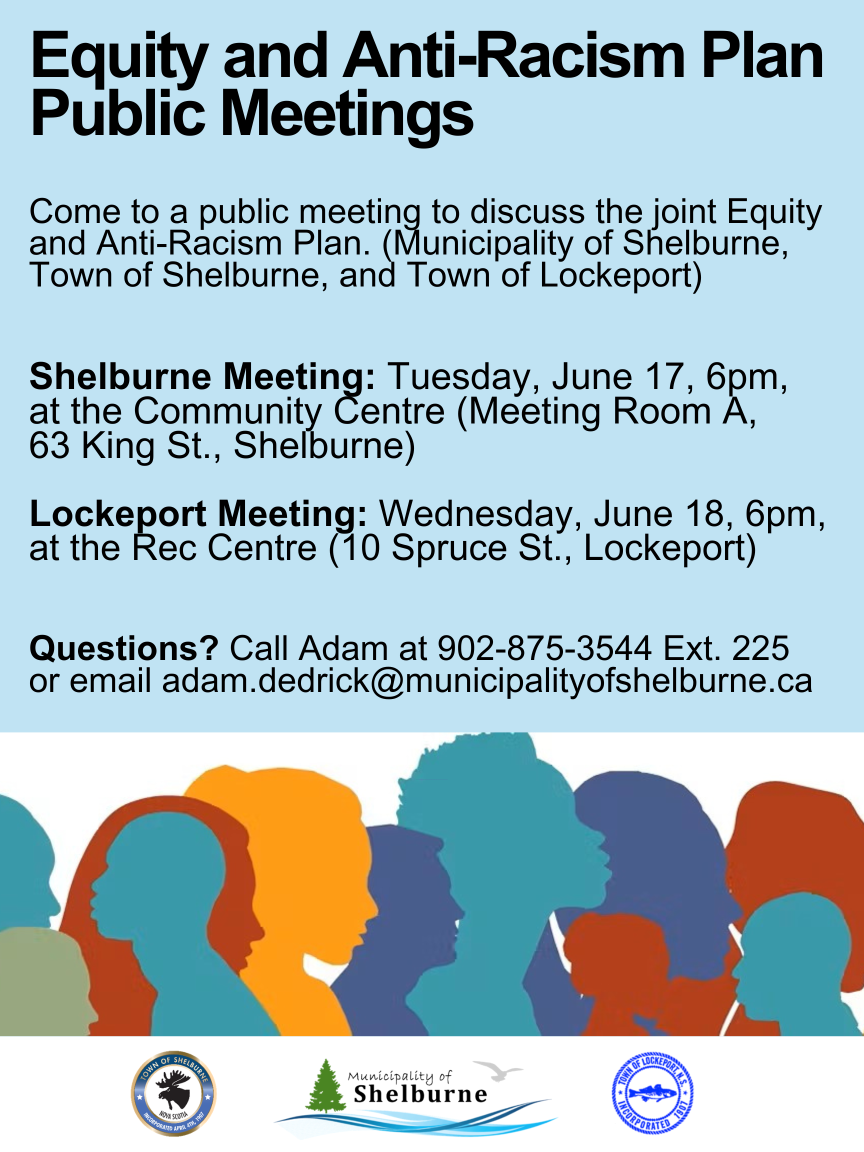 Equity & Anti-Racism Plan Public Meetings - Municipality of Shelburne